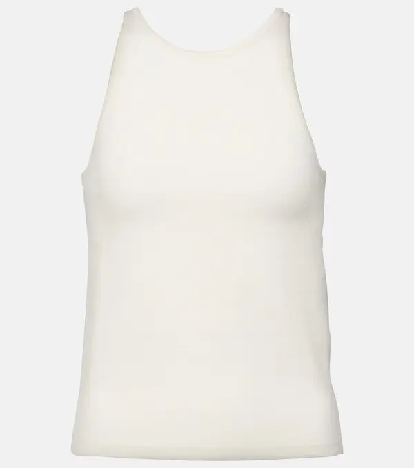 Max Mara Alfeo Wool-blend Top - Neutrals