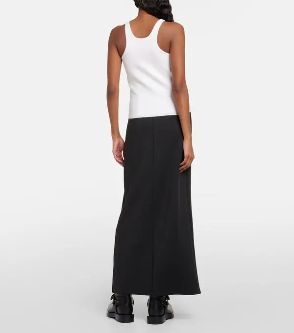 Max Mara Alfeo Wool-blend Top - Neutrals