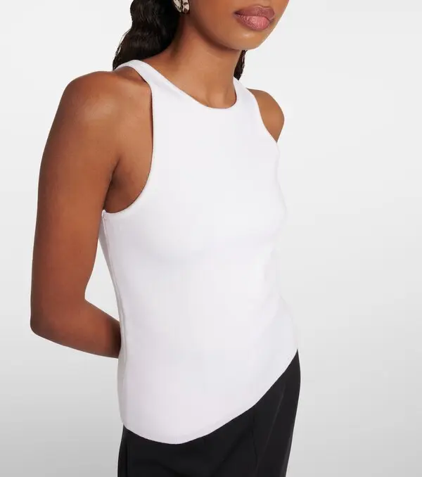 Max Mara Alfeo Wool-blend Top - Neutrals