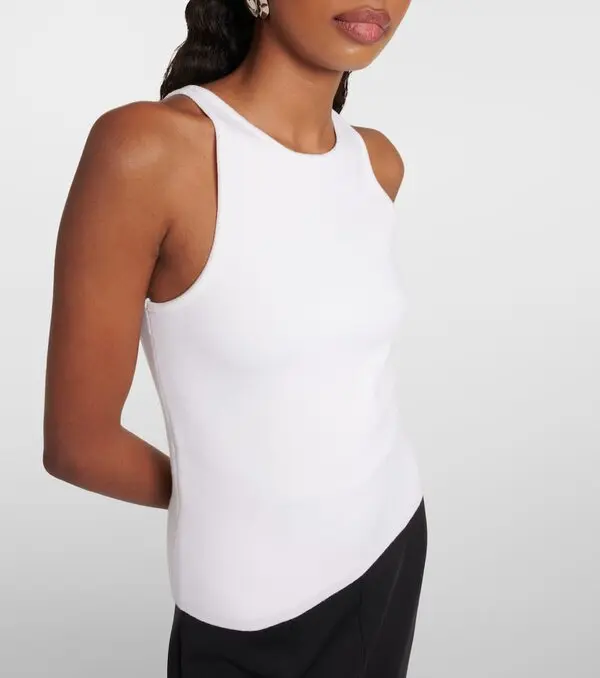 Max Mara Alfeo Wool-blend Top - Neutrals