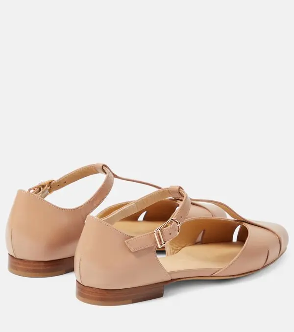 Gabriela Hearst Harlow Leather Ballet Flats