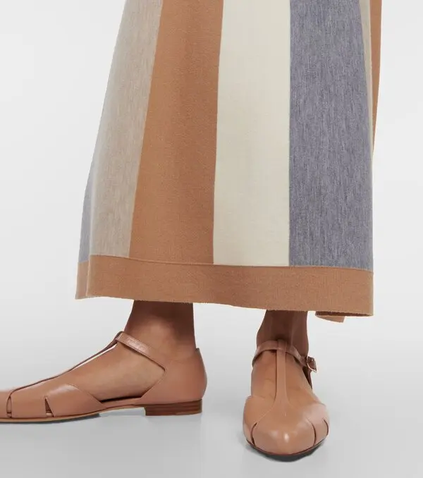 Gabriela Hearst Harlow Leather Ballet Flats