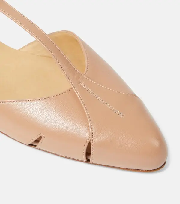 Gabriela Hearst Harlow Leather Ballet Flats