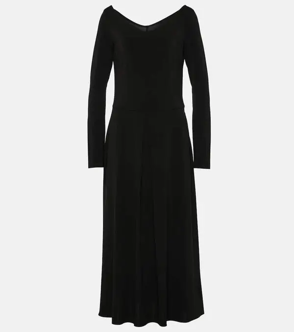 Max Mara Valido Pleated Maxi Dress