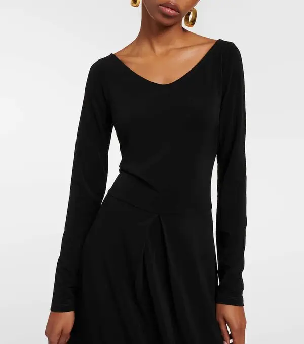 Max Mara Valido Pleated Maxi Dress