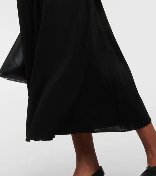 Max Mara Valido Pleated Maxi Dress