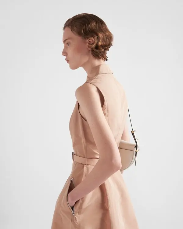 Prada Faille Midi Dress