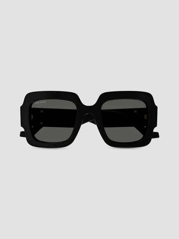 Gucci Plastique 50mm Oversized Square Sunglasses
