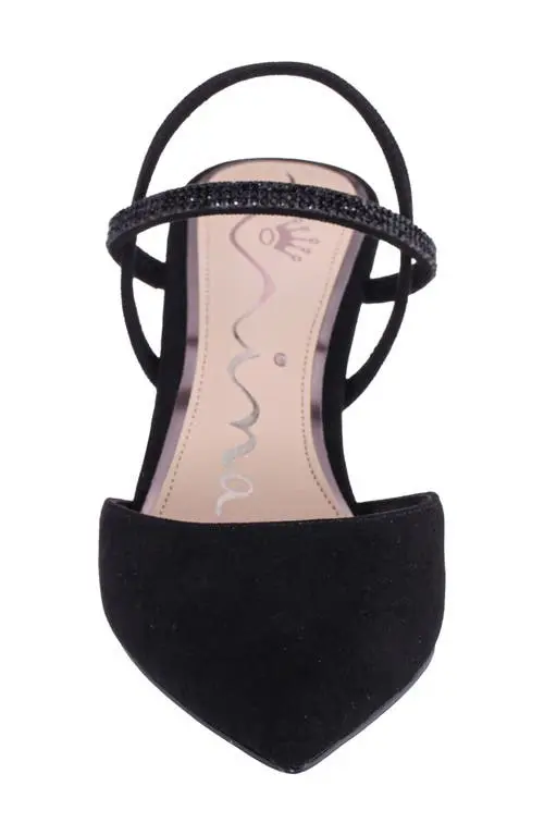 Nina Billie Slingback Pumps - Black