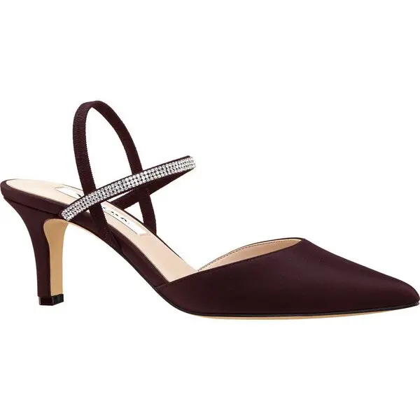 Nina Billie Slingback Pumps - Chocolate