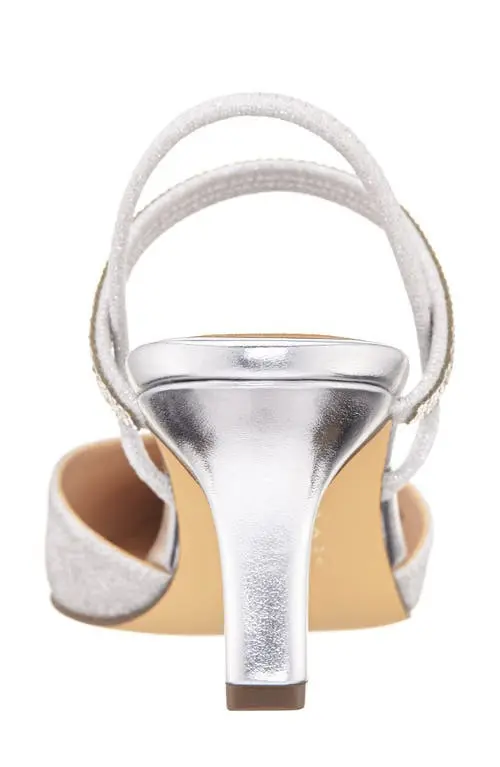 Nina Billie Slingback Pumps - Silver