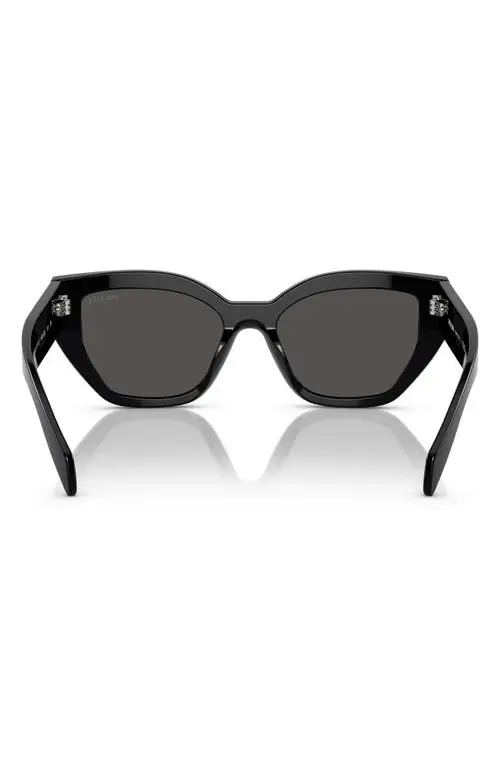 Prada 53mm Butterfly Sunglasses - Black