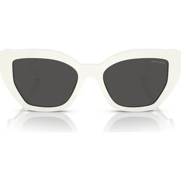 Prada 53mm Butterfly Sunglasses - Bone