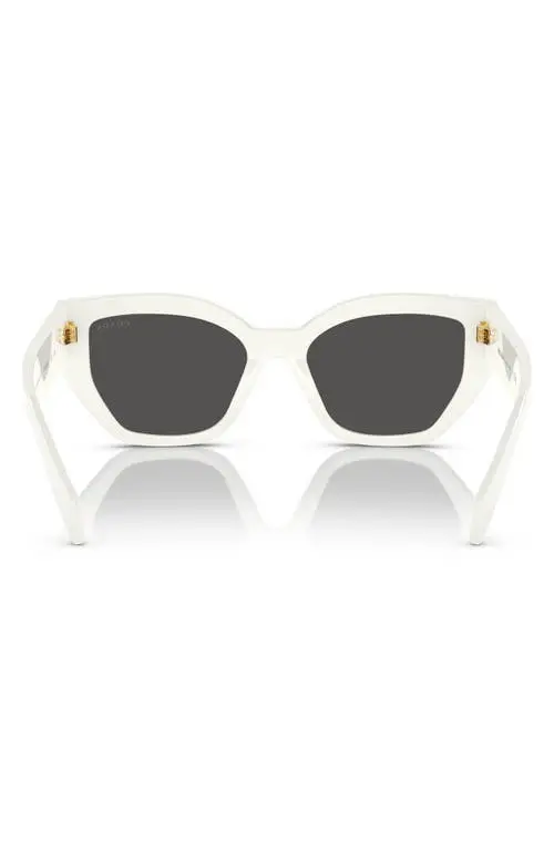 Prada 53mm Butterfly Sunglasses - Bone