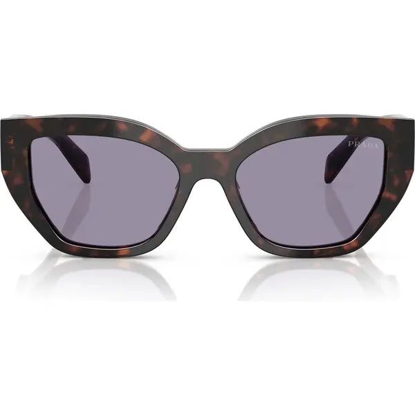 Prada 53mm Butterfly Sunglasses - Grey