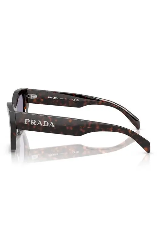 Prada 53mm Butterfly Sunglasses - Grey