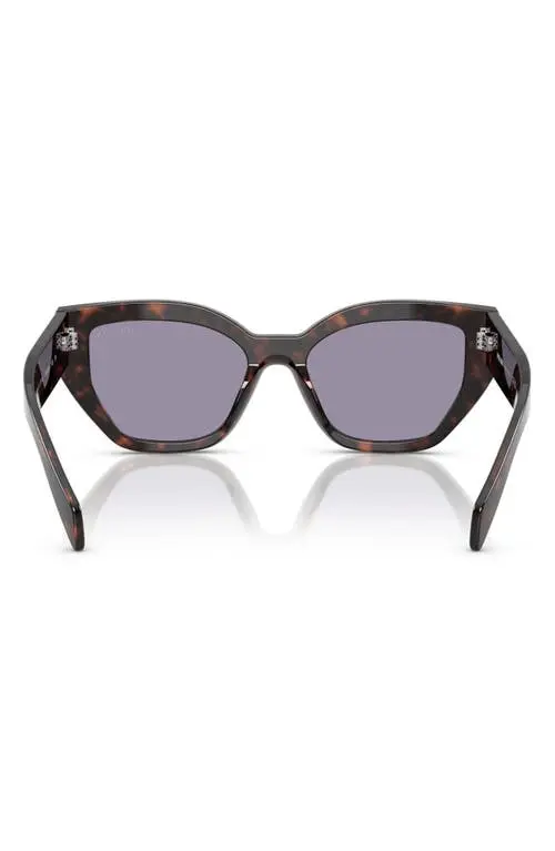 Prada 53mm Butterfly Sunglasses - Grey