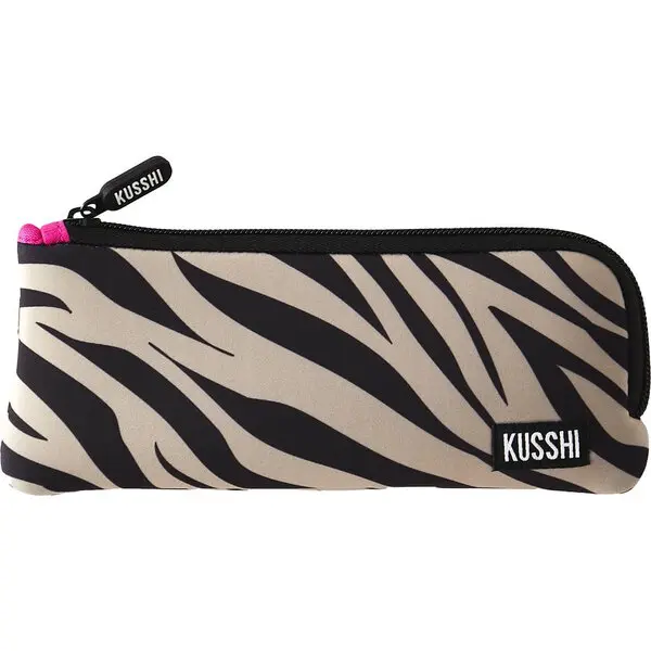 KUSSHI Cosmetics Pencil Case - Zebra
