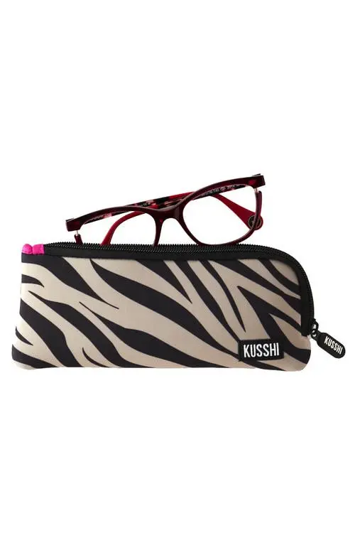 KUSSHI Cosmetics Pencil Case - Zebra