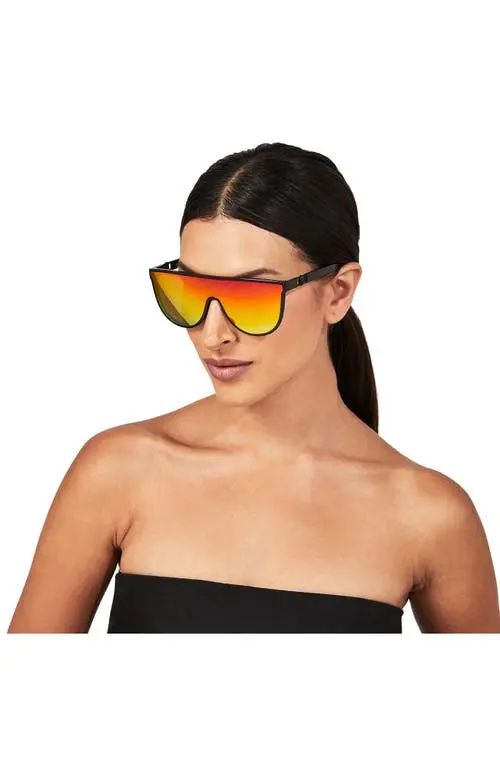 Kurt Geiger Regent Shield Sunglasses - Black/rainbow