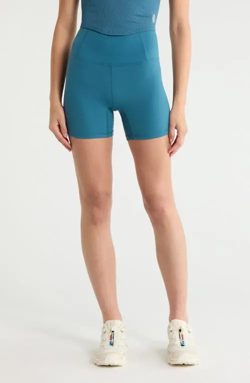 Free People Never Better Bike Shorts - Riptide