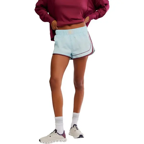 Free People Varsity Blues Athletic Shorts - Cool Down