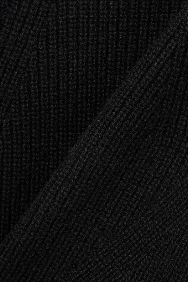 Co Ribbed Wool Cropped Sweater