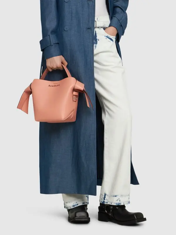 Acne Studios Mini Musubi Leather Top Handle Bag