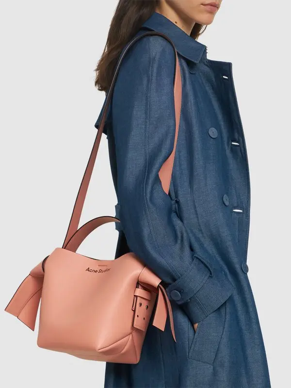 Acne Studios Mini Musubi Leather Top Handle Bag