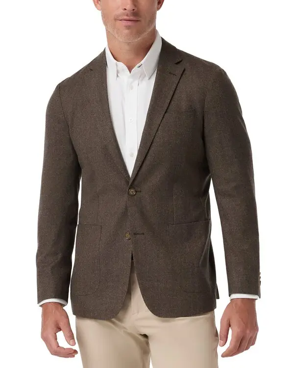 Mizzen+main Lavelle Blazer - Espresso Herringbone
