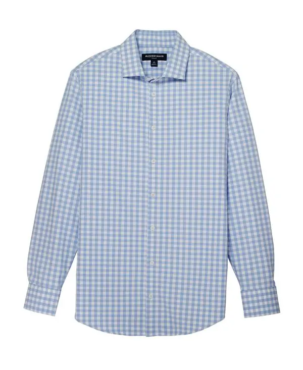 Mizzen+main Leeward Dress Shirt - Light Blue Gingham