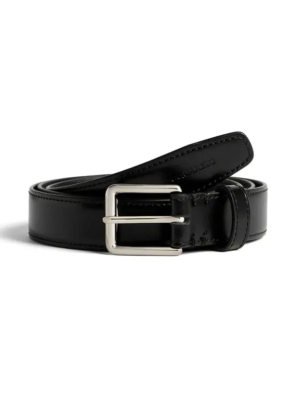 Dsquared2 Debossed Leather Belt