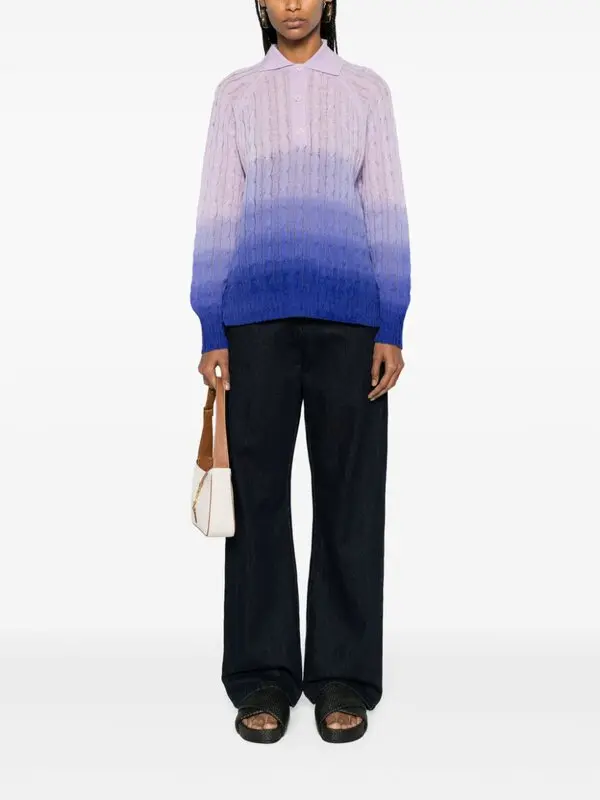 Etro Ombré-effect Wool Jumper
