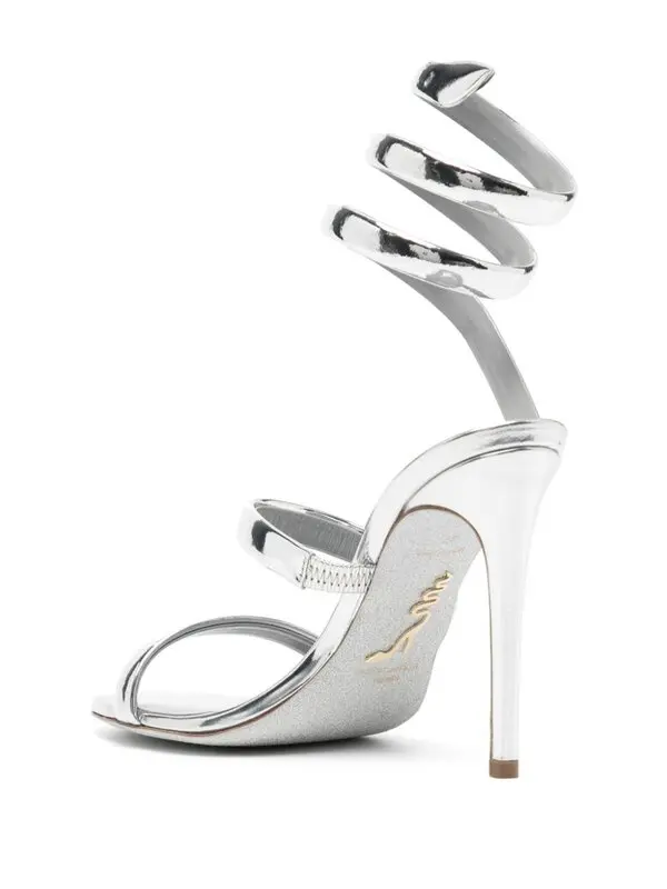 Rene Caovilla Cleo 100mm Leather Sandals