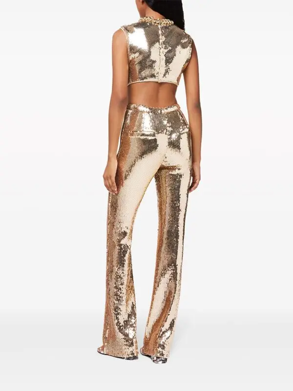 Rabanne Sequinned Flared Trousers