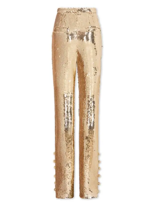 Rabanne Sequinned Flared Trousers