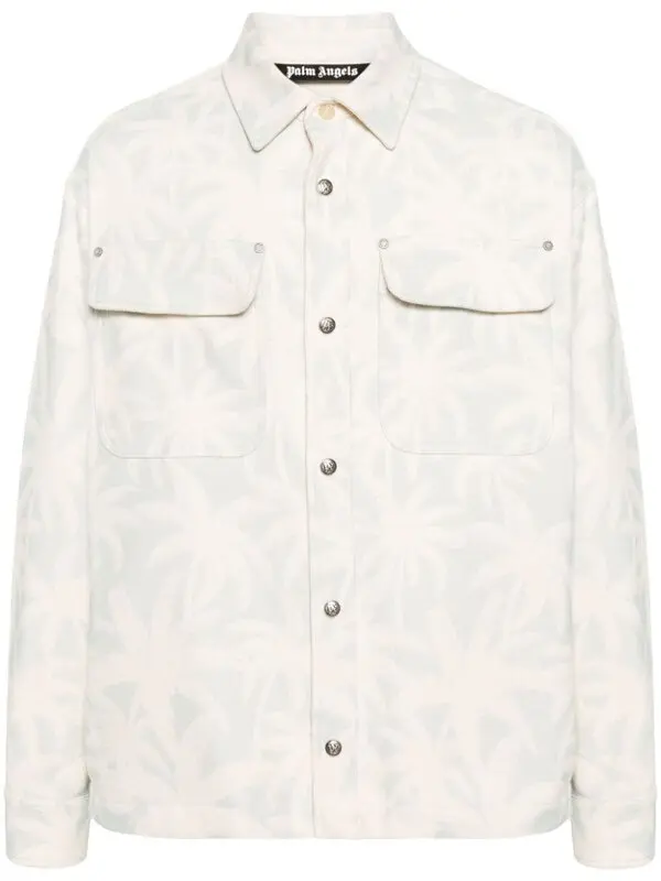 Palm Angels Palms Cotton Overshirt
