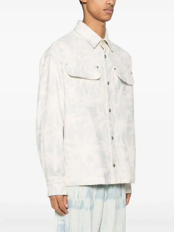 Palm Angels Palms Cotton Overshirt