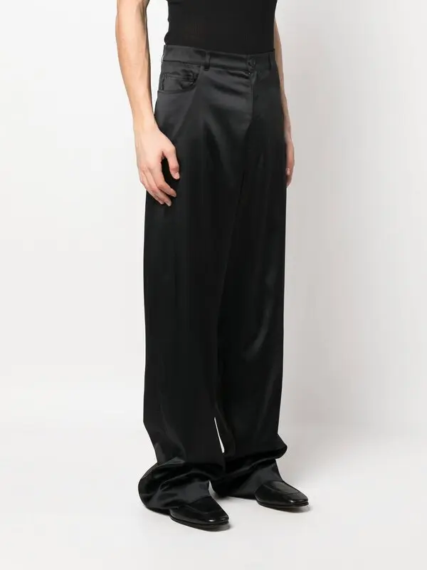 Balenciaga Loose-cut Stretch-satin Trousers