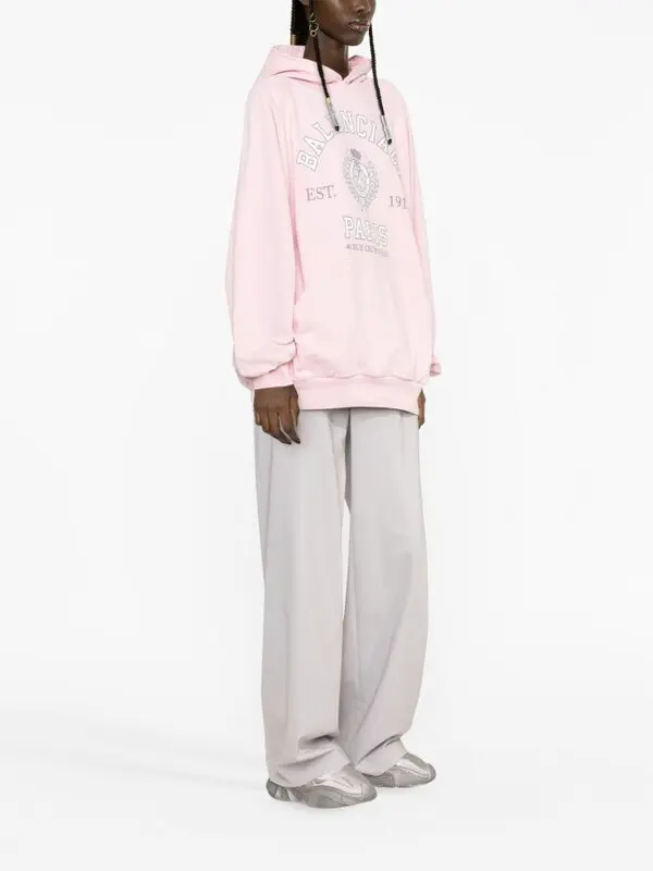 Balenciaga Logo-print Hoodie