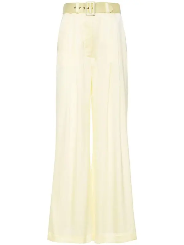 Zimmermann Wide-leg Silk Trousers