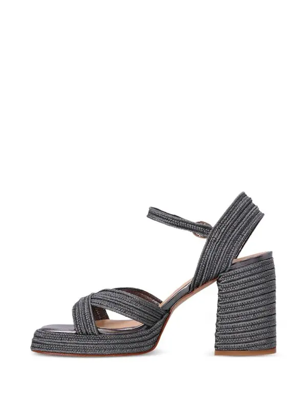 CastaÑer Valle Metallic Espadrilles - Silver