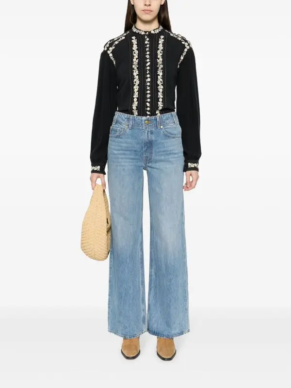 Ulla Johnson High-rise Wide-leg Jeans
