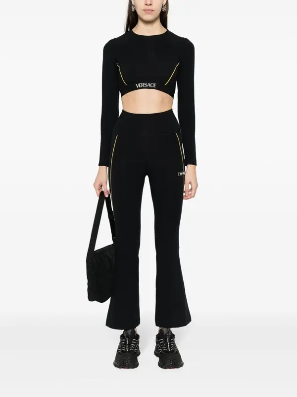 Versace Logo-waistband Performance Top