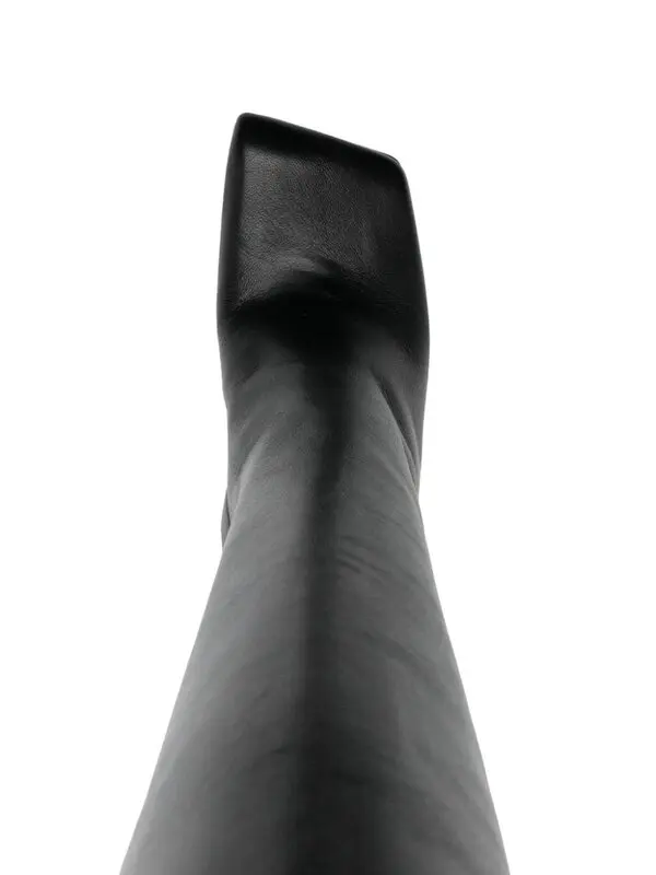 Amina Muaddi Marine 95mm Knee-length Boots - Black
