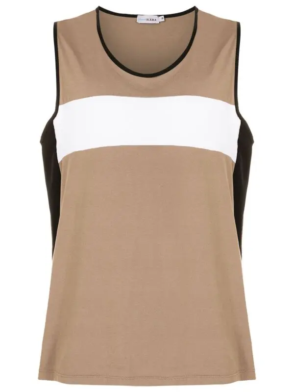 AMIR SLAMA Colour-block Tank Top