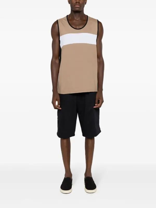 AMIR SLAMA Colour-block Tank Top