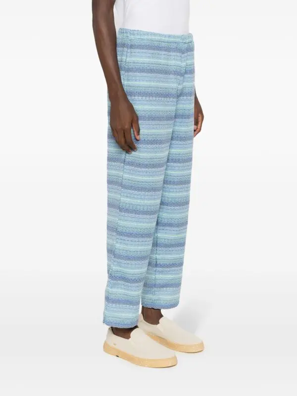 AMIR SLAMA Striped Jacquard Trousers