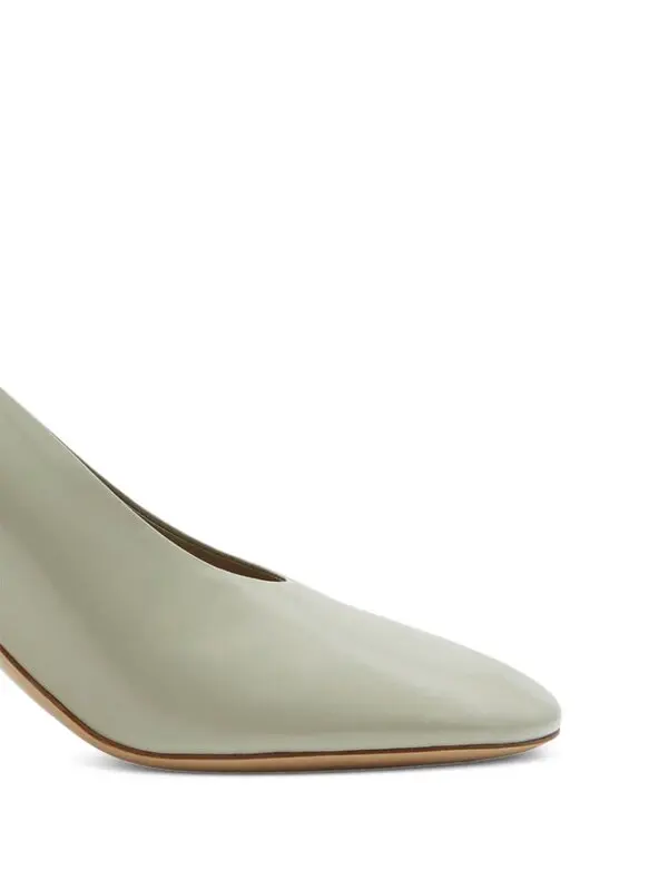 Burberry 85mm Leather Slip-on Pumps