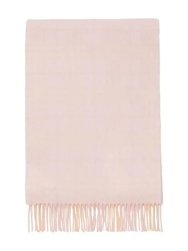 Burberry Logo-patch Reversible Cashmere Scarf